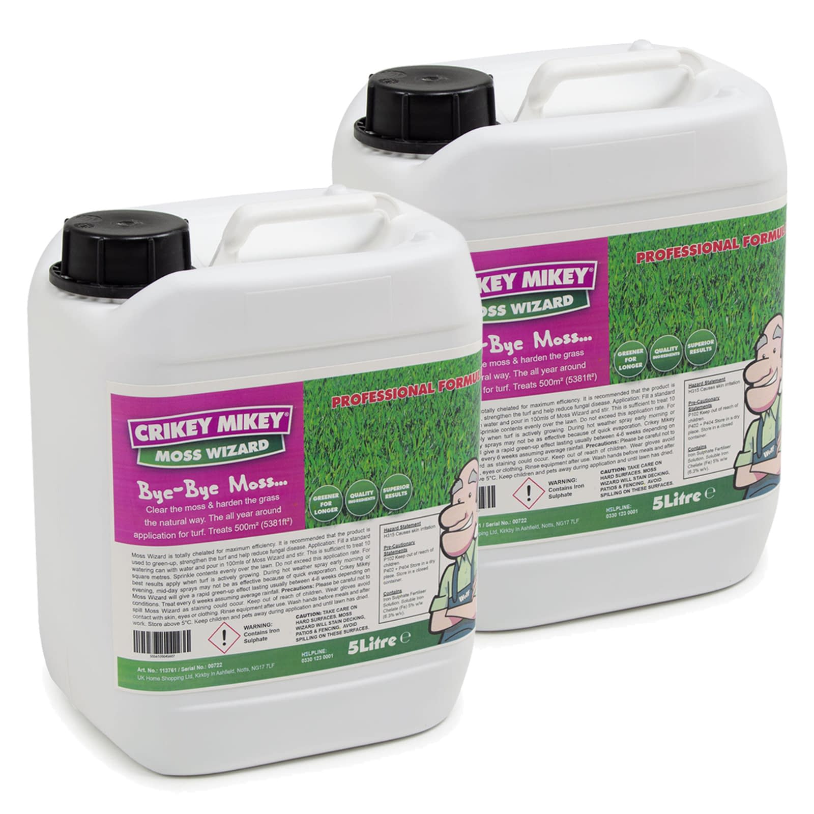 Crikey Mikey Moss Wizard 10 Litres | Crikey Mikey